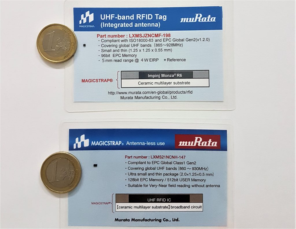 BlueBerry RFID reader is able to read Murata tag embedded on metal
